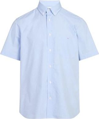Eden Park Chemise manches courtes &agrave; carreaux en coton