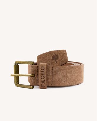 Faguo Ceinture cuir camel cuir - LEATHER BELT