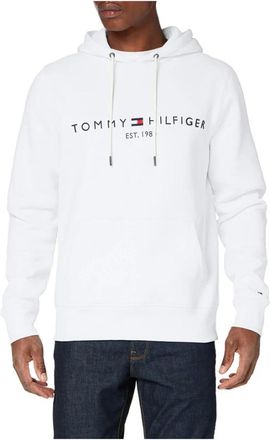 Tommy Hilfiger Homme, Sweatshirts et sweats &agrave; capuche, Blanc, Taille: 2XL Pull Stylish