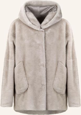 White Label Capejacke Wende-Capejacke beige
