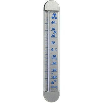 Fackelmann Fackelmann Fensterthermometer 19x4 cm aus Kunststoff/PS, blau, 19x4x4 cm, 63730