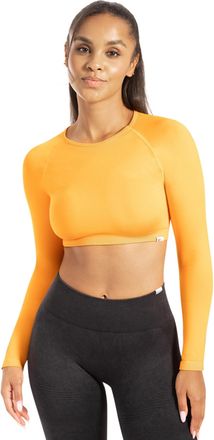 Smilodox Longsleeve Damen Bethy, Seamless Cropped, elastisch und atmungsaktiv, kurzer Schnitt für Bewegungsfreiheit, Trainingsshirt, strapazierfähig und komfor