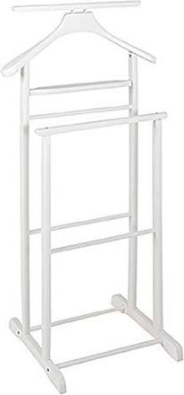 Haku Möbel Herrendiener, Massivholz, weiß, B 47 x T 36 x H 102 cm