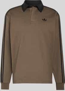 adidas Originals Relaxed Fit Rugbyshirt aus reiner Baumwolle