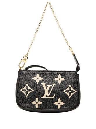 Louis Vuitton 2021-2025 mini Empreinte Pochette Accessoires Handtasche mit Monogramm - Schwarz