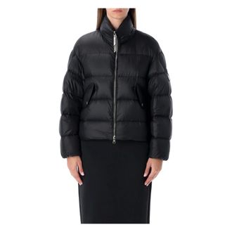 Moncler Femme, Vestes, Noir, Taille: 38 FR Blas Short Down Jacket