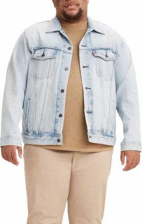 Levi's Herren Big & Tall Trucker Jacke, New Light, 4XL