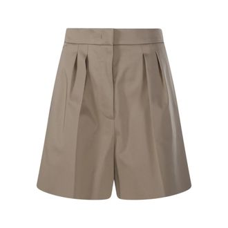 Max Mara Tabacco Shorts - - Shorts - Damen - Braun - M