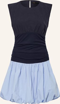 Maje Kleid Im Materialmix blau
