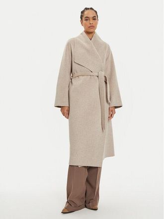 IVY OAK Wollmantel Carrie Rose IO111048 Beige Loose Fit