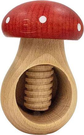 Generic Holz Nussknacker Pilz - 2025 Neues Schraubmechanismus Nussknacker Werkzeug, einfach zu bedienen f&uuml;r Waln&uuml;sse, Geschenk f&uuml;r Weihnachten & K&uuml;che Home Di