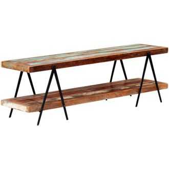 vidaXL TV-Schrank 160x40x50 cm Altholz Massiv - Vidaxl
