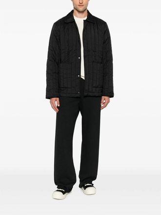 Rains Quilted Nylon Jacket - Black