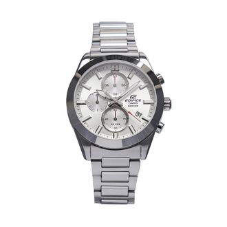 Casio Uhr Casio Edifice Sapphire Chronograph EFB-710D-7AVUEF Silberfarben