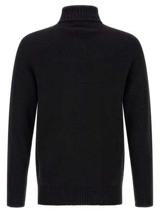 Maryya Cashmere-Wool Turtleneck Sweater - Black
