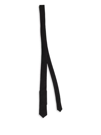 Saint Laurent Krawatte mit Monogrammmuster - Schwarz
