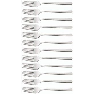 Arcos Dessertgabel Edelstahl 18/10 Monoblock 185 mm - Robust und Elegant f&uuml;r Geb&auml;ck, Serie Capri