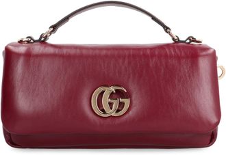 Gucci Womens Small Milano Lamb Leather Handbag Red Handbags Hand Bags