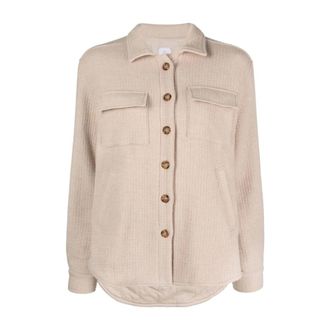 Eleventy Down Shirt - - Blouses & Shirts - Damen - Beige - M