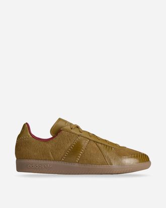 adidas Wales Bonner BW Army Pony Hair Sneakers Nobel Maroon / Gold Metal / Wonder White