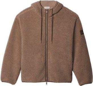 Calvin Klein Hoodie sherpa zipp&eacute; &agrave; capuche