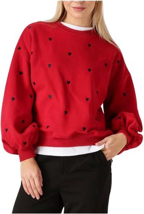 Ydence Ydence, Damen, Sweatshirts & Hoodies, Rot, 2XLGr&ouml;&szlig;e