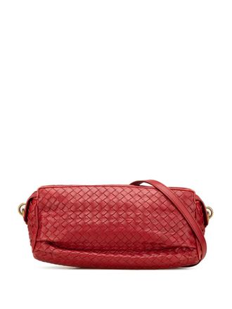 Bottega Veneta sac &agrave; bandouli&egrave;re Intrecciato (2008) - Rouge