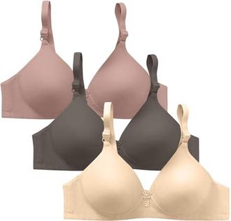 Generic Lingerie mince grande taille sans armatures Soutien-gorge de rassemblement maman soutien-gorge anti-affaissement soutien-gorge fermeture avant, gris, 