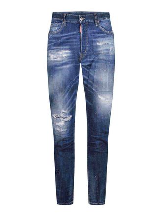 Dsquared2 Jean Droit - Bleu