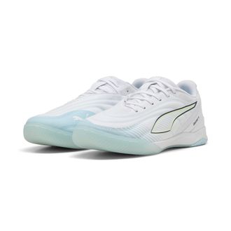 Puma Unisex Ibero V Fussballschuh, White Aqua Fizzy Light Sea Glass, 42.5 EU