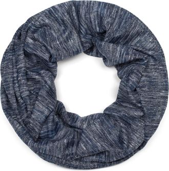 styleBREAKER Schlauchschal Loop Schal mit Glitzerfaden und kleinen Pailletten