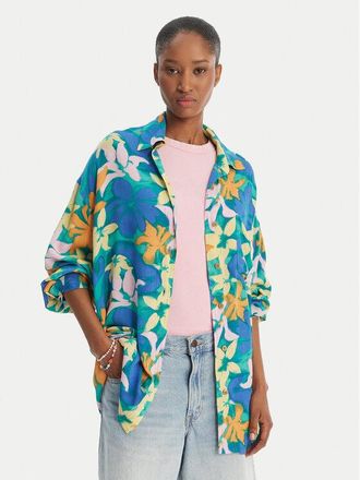 Billabong Hemd Summer Love EBJX603004 Blau Oversize