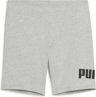 Puma Puma Damen Leggings ESS No. 1 Logo, 17,8 cm, Kurze Leggings, Grau - Light Gray Heather, XS