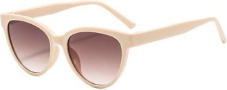 Generic Lunettes De Soleil Tendance For Hommes Et Femmes En Plein Air, UV400 For La Conduite Les Vacances(Beige)