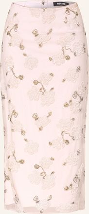 Rotate Rotate Mesh-Rock Mit Schmucksteinen rosa