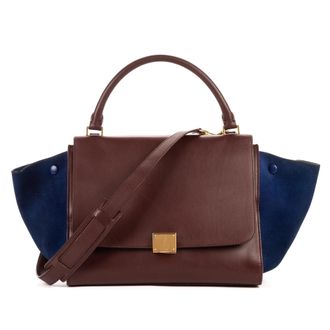 Celine Crossbody Bags - Medium Bicolor Trapeze - Gr. unisize - in Rot - f&uuml;r Damen