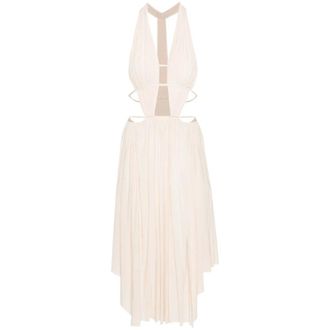 Philosophy di Lorenzo Serafini Femme, Robes, Beige, Taille: 34 FR Maxi Robes