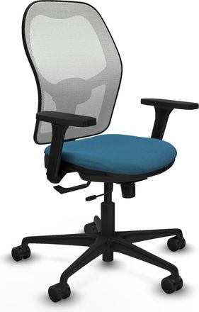 Piqueras y Crespo Atmungsaktiver Chorquera Stuhl mit 3D-Armen, h&ouml;henverstellbare Lendenwirbelst&uuml;tze, ausgestattet mit Syncro/Traslack und eingespritztem Schaum. Mit Rol