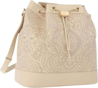 Valentino Pre-owned Cuir sacs-ports-paule - Femme - Pre-owned - Beige - Taille: ONE Size
