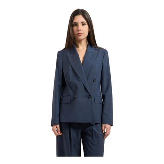 HUGO BOSS Femme, Vestes, Bleu, Taille: 38 FR Jaleto Blazer