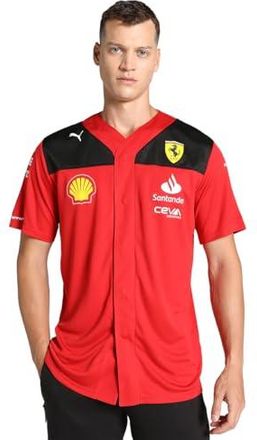 Puma Scuderia Ferrari - 2023 Baseball-Shirt - Rouge - Hommes - Taille: S