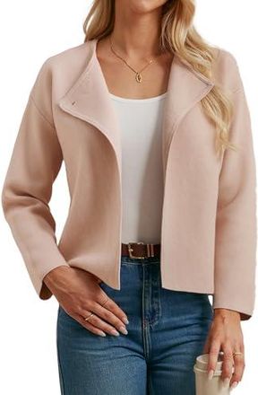 Grace Karin Cardigan &agrave; manches longues et &eacute;paules tombantes pour femme, Cl26-03/Abricot, XL