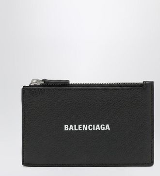 Balenciaga Black long card holder
