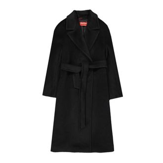 Max Mara Alpakawollmantel - - Coats - Damen - Schwarzk - 2XS