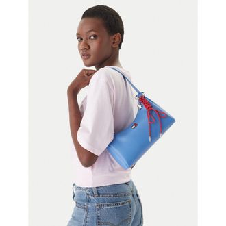 Tommy Jeans Handtasche Tommy Jeans Tjw City Charm Shoulder Bag AW0AW18458 Blau