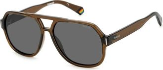 Polaroid unisex, Accessoires, Brun, Taille: 57 MM 6193/S Lunettes de soleil