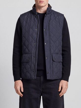 Barbour New Lowerdale Gesteppte Polyamid-Weste mit Stehkragen