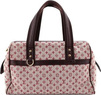 Louis Vuitton Josephine Handbag Mini Lin GM satchel - Rose