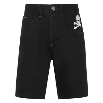 Philipp Plein Herren, Shorts, Schwarzk, W32Gr&ouml;&szlig;e