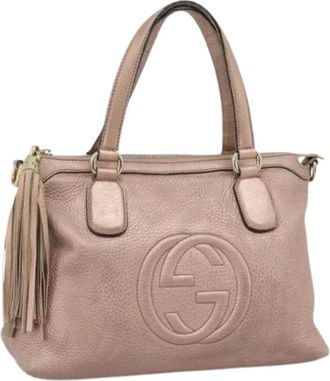 Gucci Sac &agrave; main vintage Pre-owned - Femme - Pre-owned - Rose - Taille: ONE Size